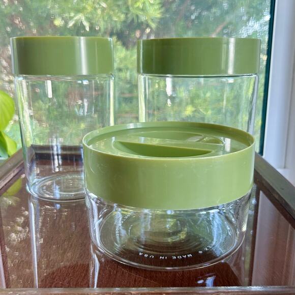 Pyrex | Holiday | Vintage Pyrex Avocado Green Store N See Ware Storage ...